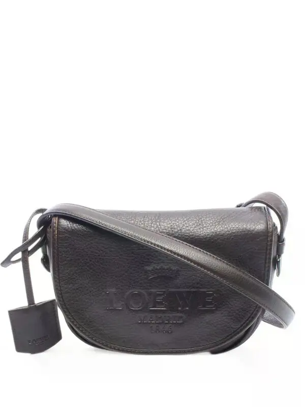 Loewe 2000s Heritage Shoulder Bag - Brown