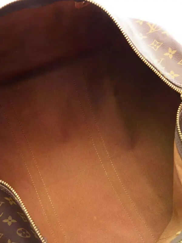 LOUIS VUITTON 1991 50 Keepall Monogram Canvas Travel Bag - Brown
