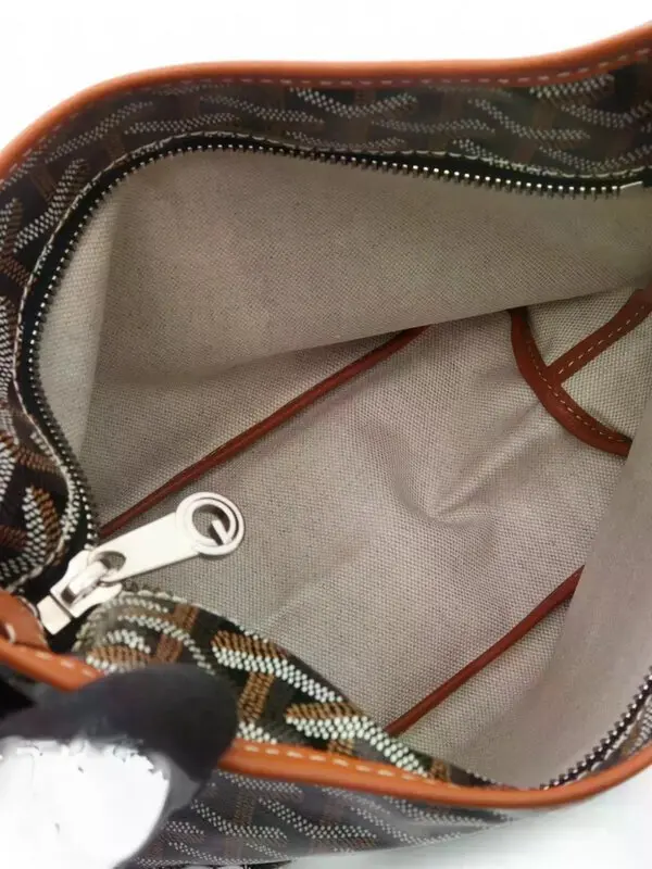 Goyard 2020s Mini Boehme Goyardine Tote Bag - Brown