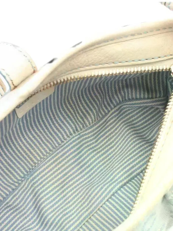 Celine 2000s Paris Macadam Buckle Shoulder Bag