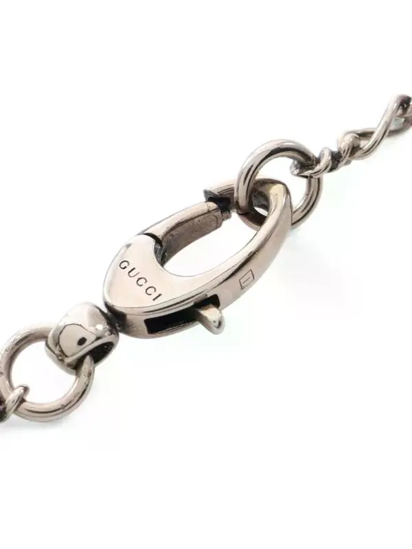 Gucci 2010s Lion Head Pendant Necklace