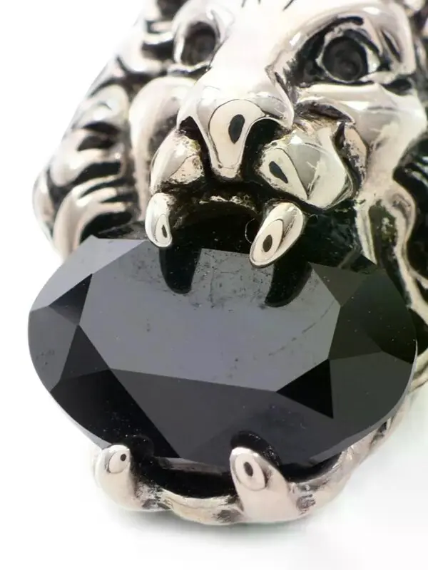 Gucci 2010s Lion Head Pendant Necklace