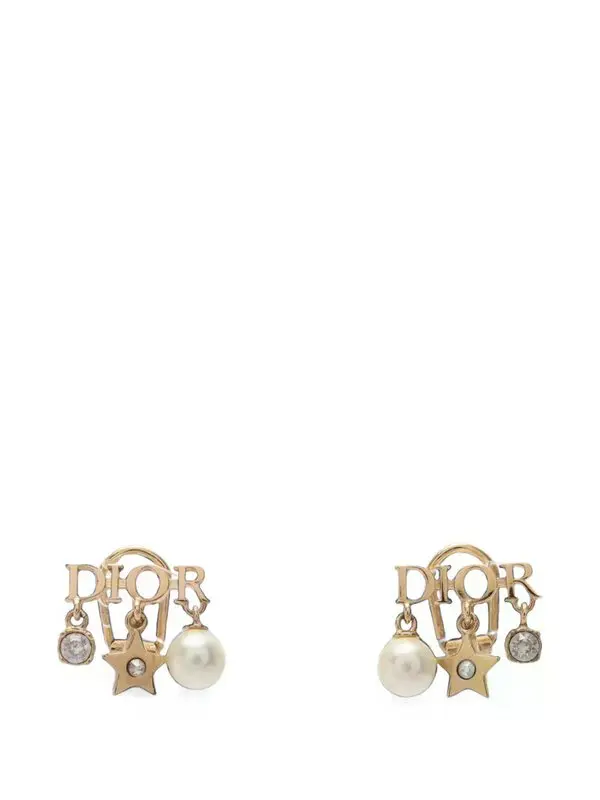 Dior 2010s Dioevolution Clip-on Earrings - Gold