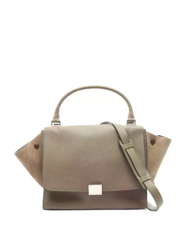 Celine 2000s Medium Trapeze Tote Bag - Neutrals