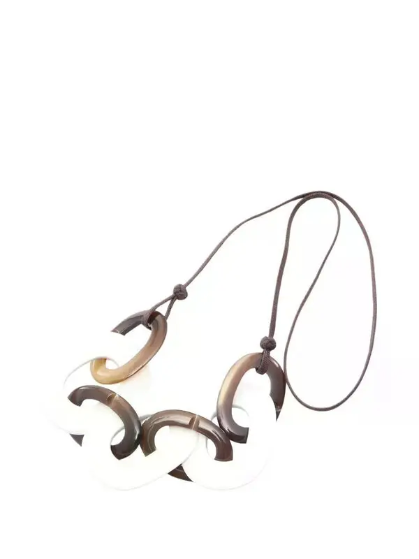 Hermès 2010s Calamba Necklace - Brown