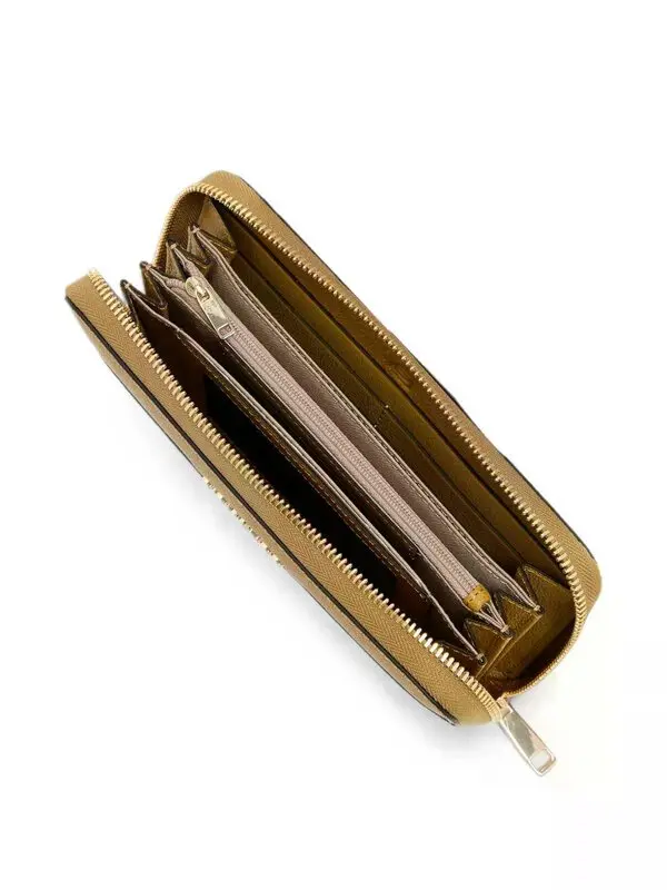 PIQUADRO Zip-around Leather Wallet