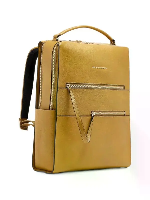 PIQUADRO Patricia Leather Laptop Backpack