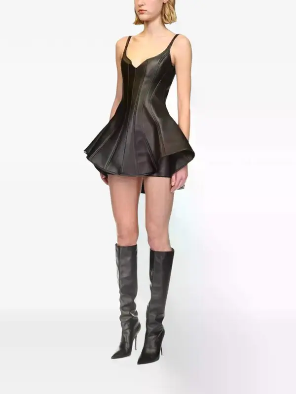 David Koma Corset-style Panelled Mini Dress