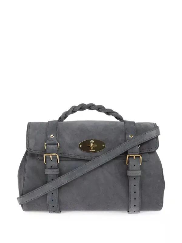 Mulberry Alexa Braided Tote Bag - Grey