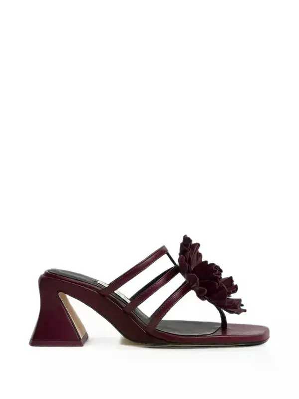 MIISTA Hara Floral-applique Caged Sandals