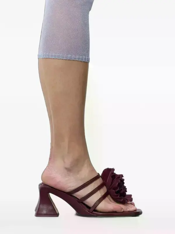 MIISTA Hara Floral-applique Caged Sandals