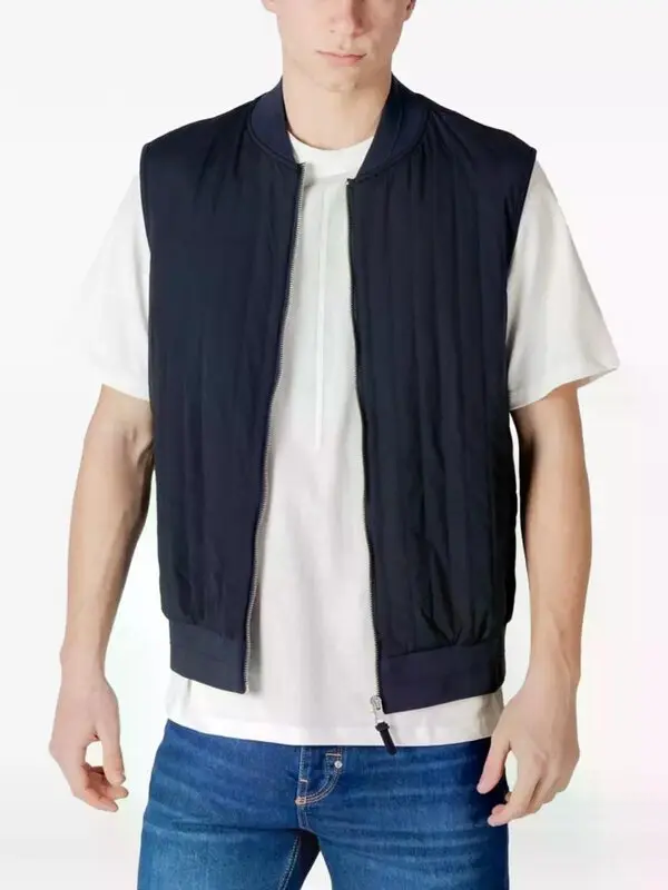 ANTONY MORATO Quilted Gilet - Blue