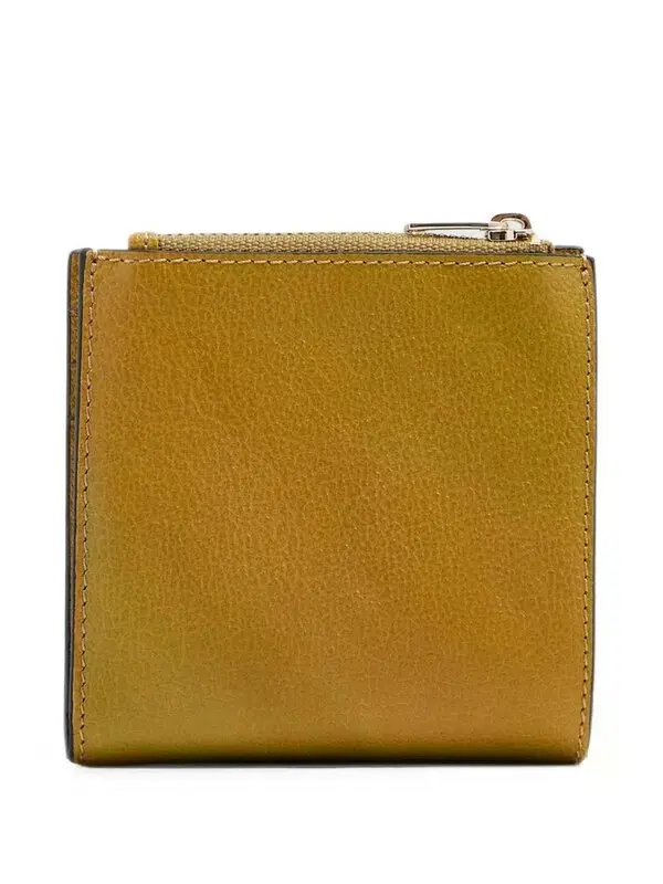 PIQUADRO Logo-plaque Zipped Card Holder - Yellow