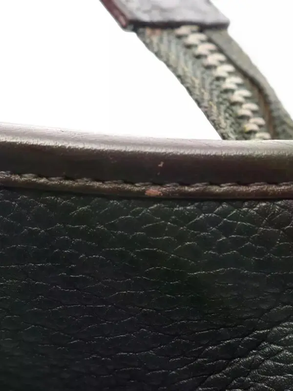 Loewe 2000s Anagram Shoulder Bag - Green
