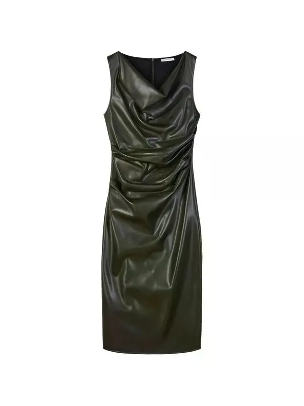 Patrizia Pepe Draped Midi Dress