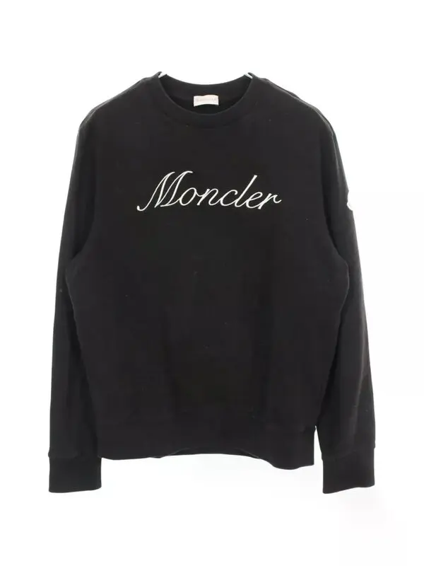Moncler 2000s Logo Embroidered Sweater