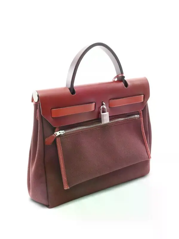 Hermès 2020 Pm Herbag Zip Tote Bag - Red