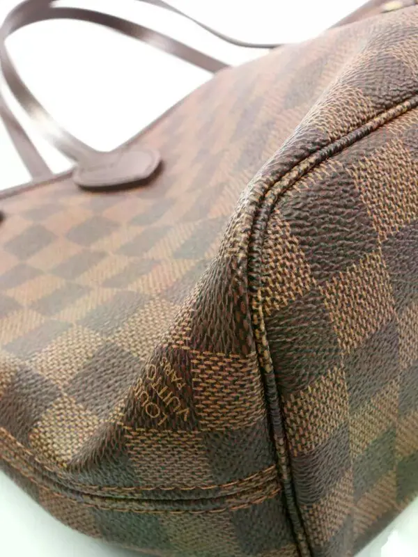 LOUIS VUITTON 2013 Neverfull Pm Damier Ebene Tote Bag - Brown