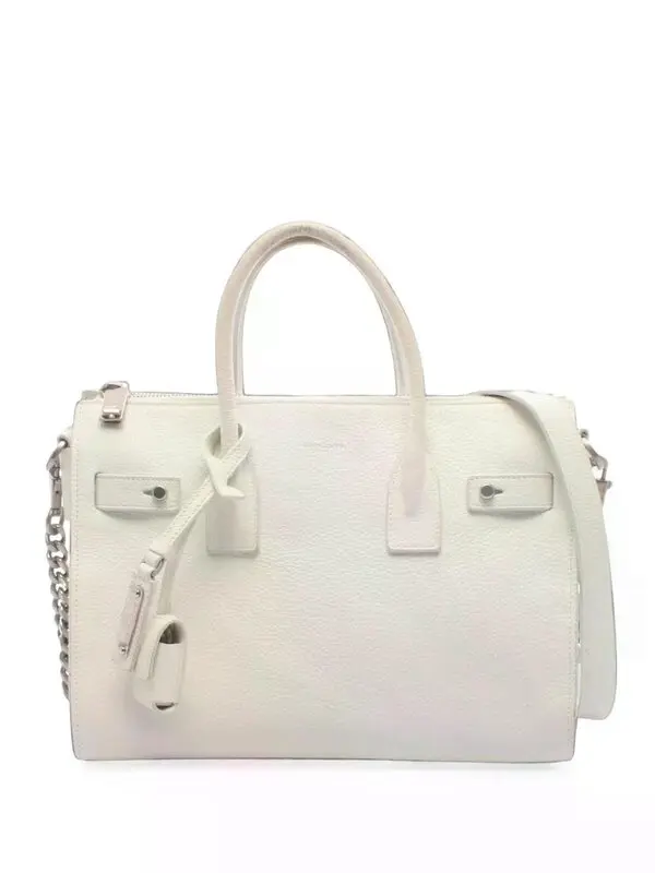 Saint Laurent 2000s Sac De Jour Tote Bag - White