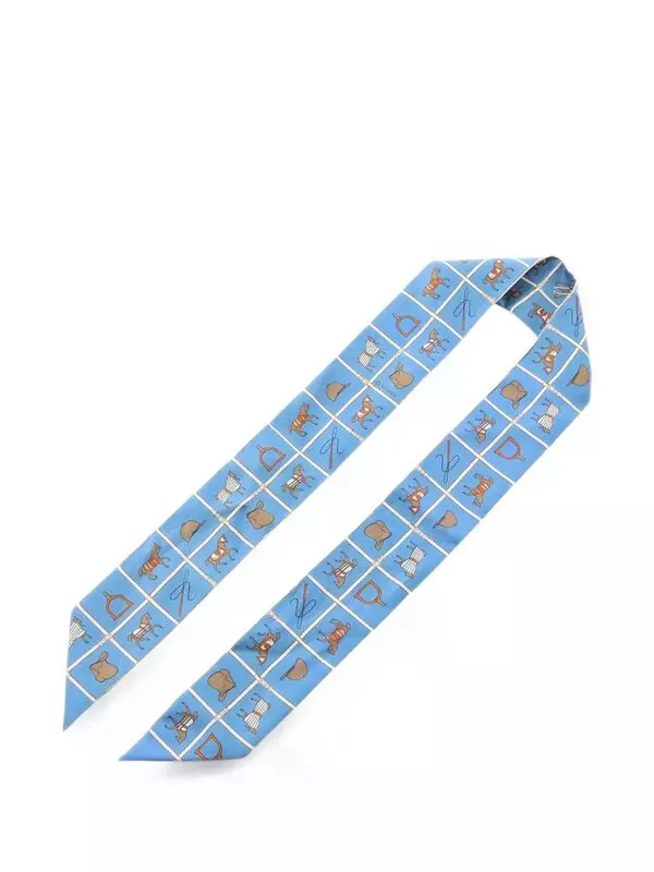Hermès 2010s Couvertures Et Tenues De Jour Silk Scarf