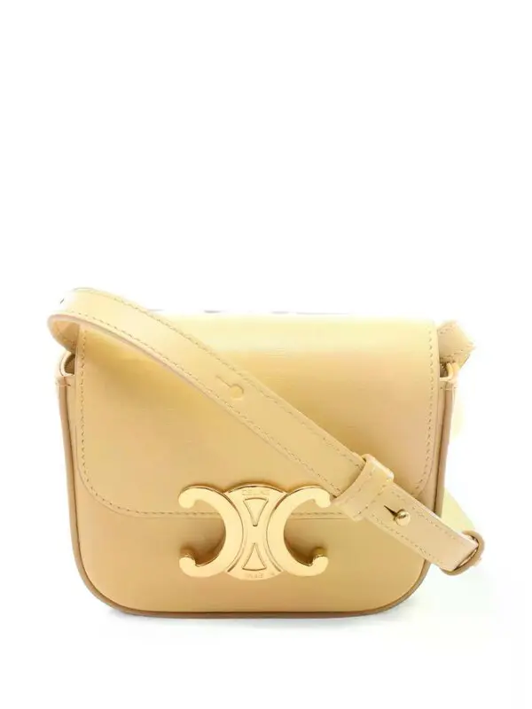 Celine 2010s Mini Claude Shoulder Bag - Yellow