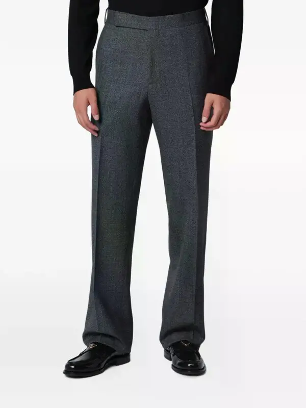 LARDINI Straight-leg Wool Trousers