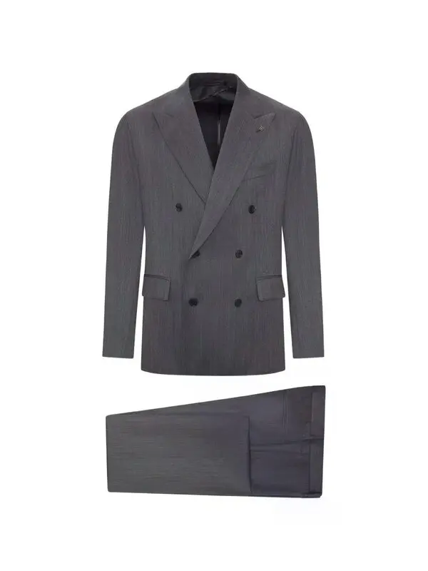 Tagliatore Napoli Double-breasted Suit - Grey
