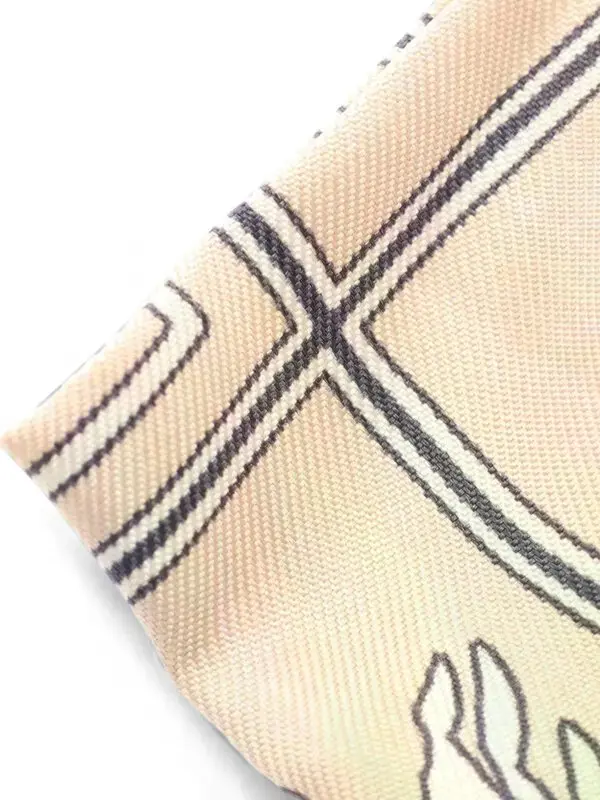 Hermès 2010s Ex-libris Ribbon Barrette