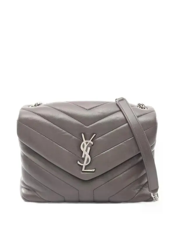 Saint Laurent 2010s Small Loulou Shoulder Bag - Grey