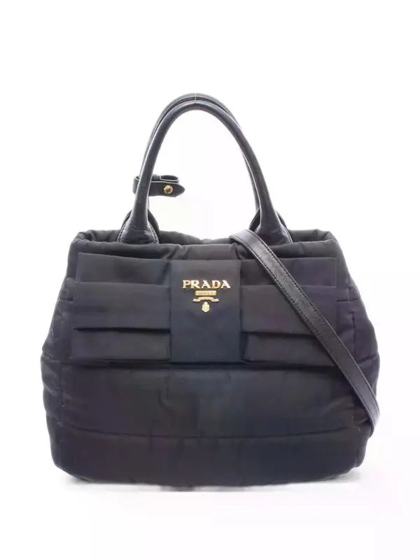 Prada 2000s Tessuto Bomber Tote Bag