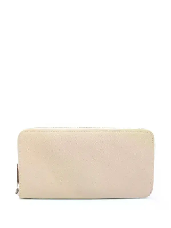 Hermès 2017 Azap Zip-around Wallet - Neutrals