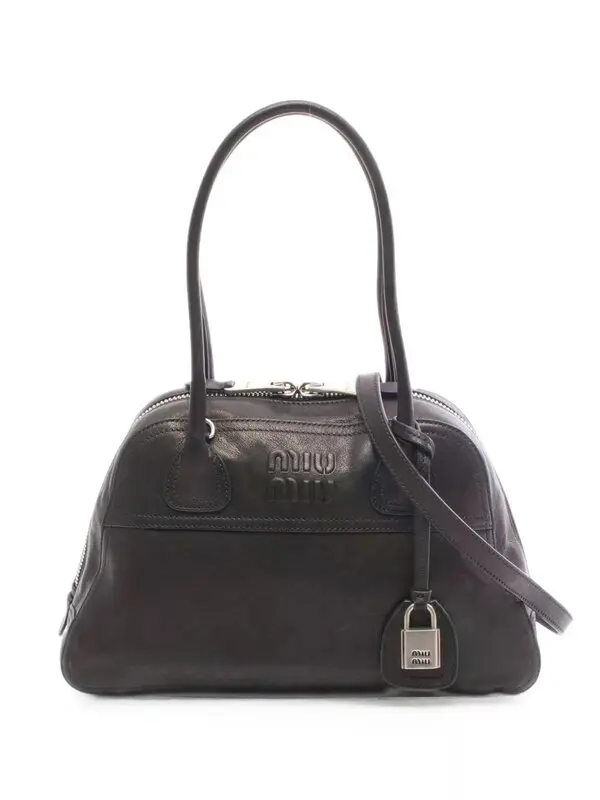 Miu Miu 2020s Vivant Padlock-detail Tote Bag