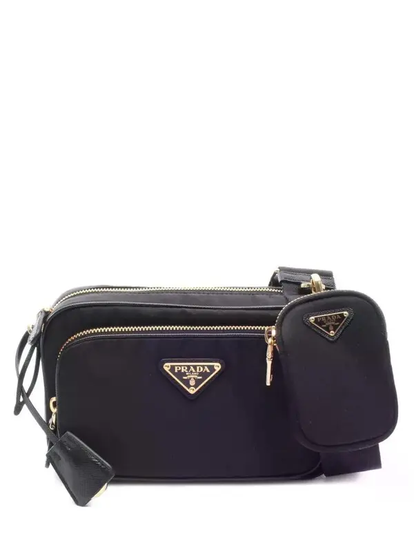 Prada Re-nylon Mini Shoulder Bag - Black