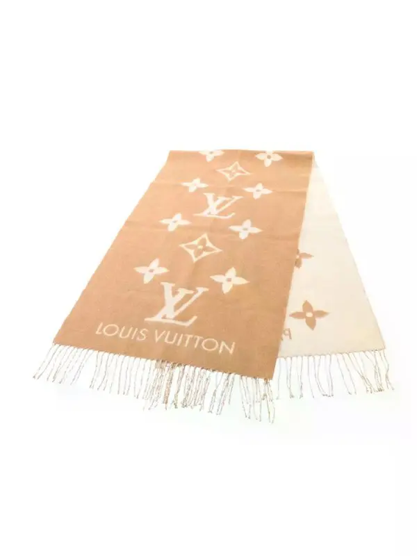LOUIS VUITTON 2021 Reykjavik Monogram Scarf - Neutrals