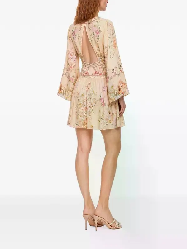 Camilla Floral-print Silk Mini Dress