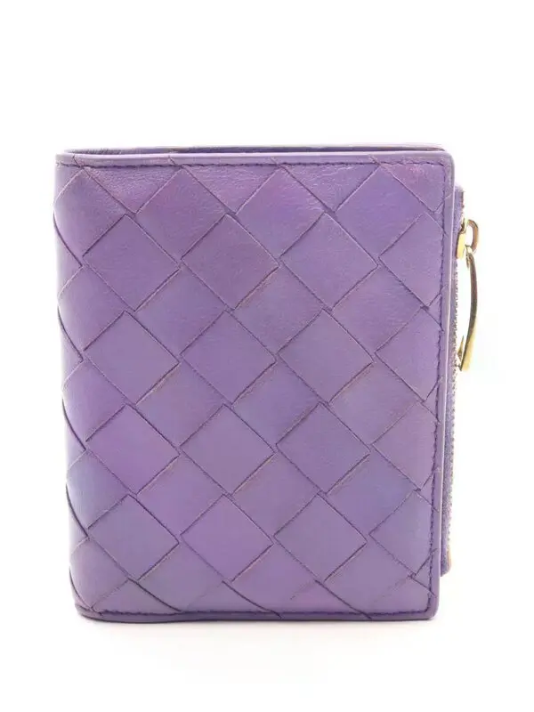 Bottega Veneta 2000s Intrecciato Bi-fold Wallet