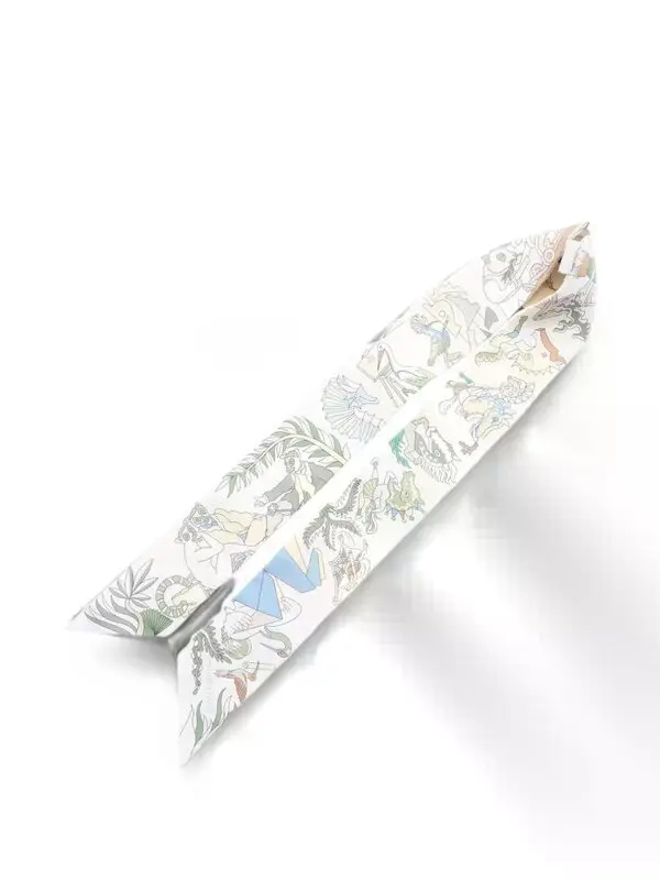 Hermès 2020s Academia Hippica Twilly Scarf