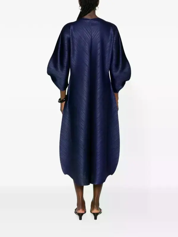 Issey Miyake Coast Pleated Midi Dress