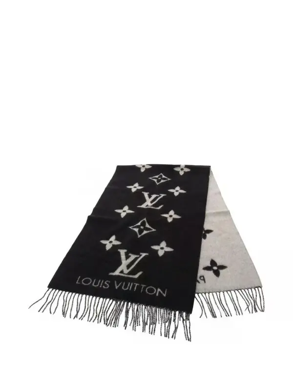 LOUIS VUITTON 2025 Reykjavik Monogram Scarf - Black
