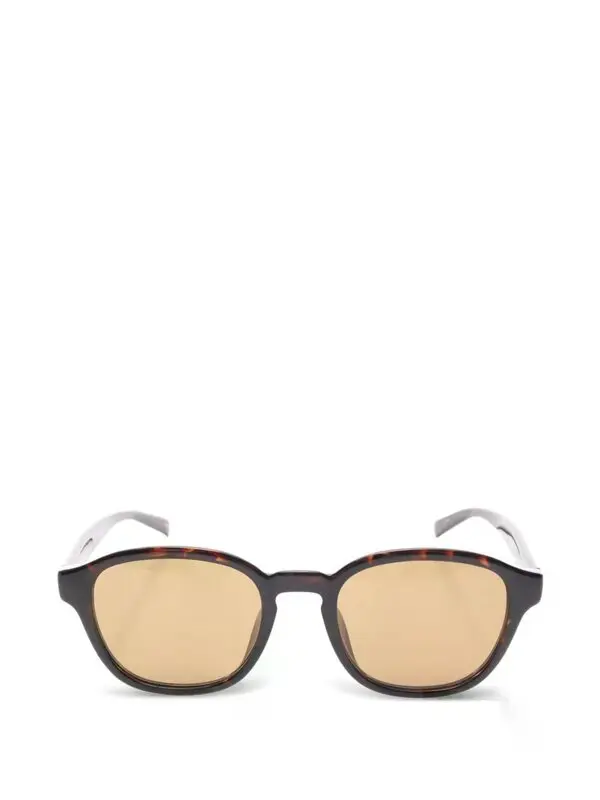 Gucci 2020s Round-frame Sunglasses - Brown