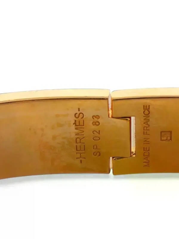 Hermès 2010s Clic-clac H Bangle - Gold