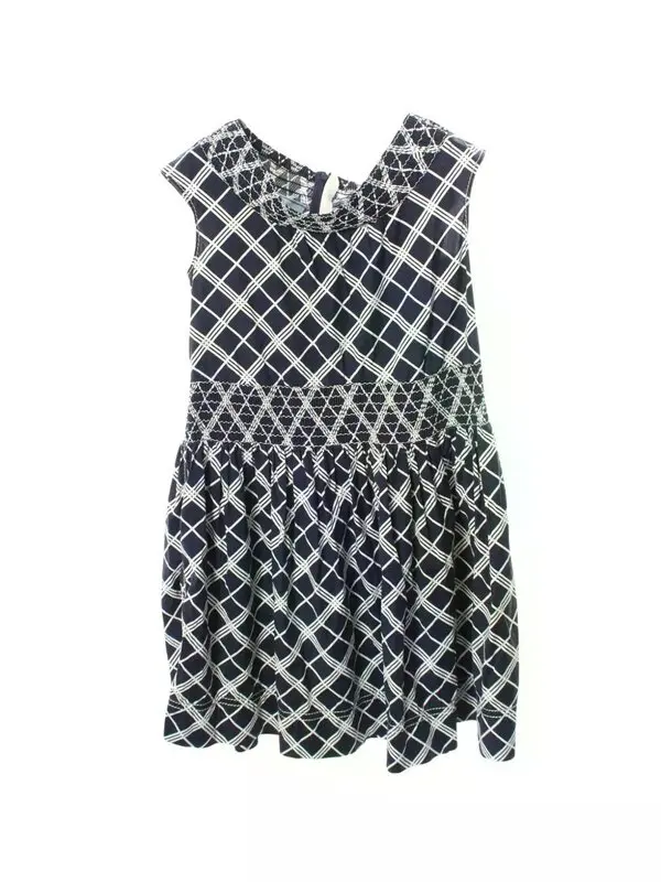 Prada 2000s Check-pattern Dress