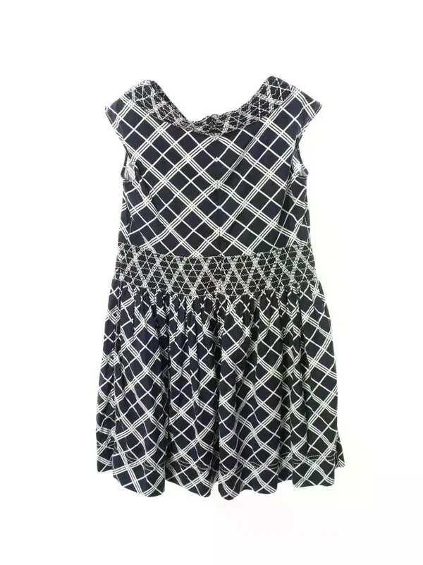 Prada 2000s Check-pattern Dress