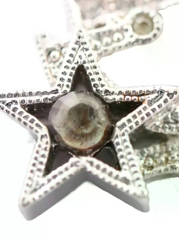 Dior 2000s Logo-pendant Necklace - Silver