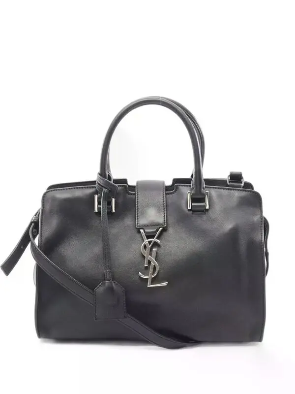Saint Laurent 2000s Baby Cabas Two-way Tote Bag - Black