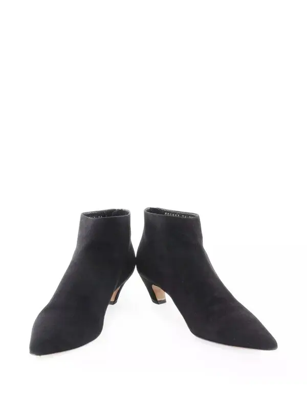 Dior 2000s Pointed-toe Ankle Boots - Black