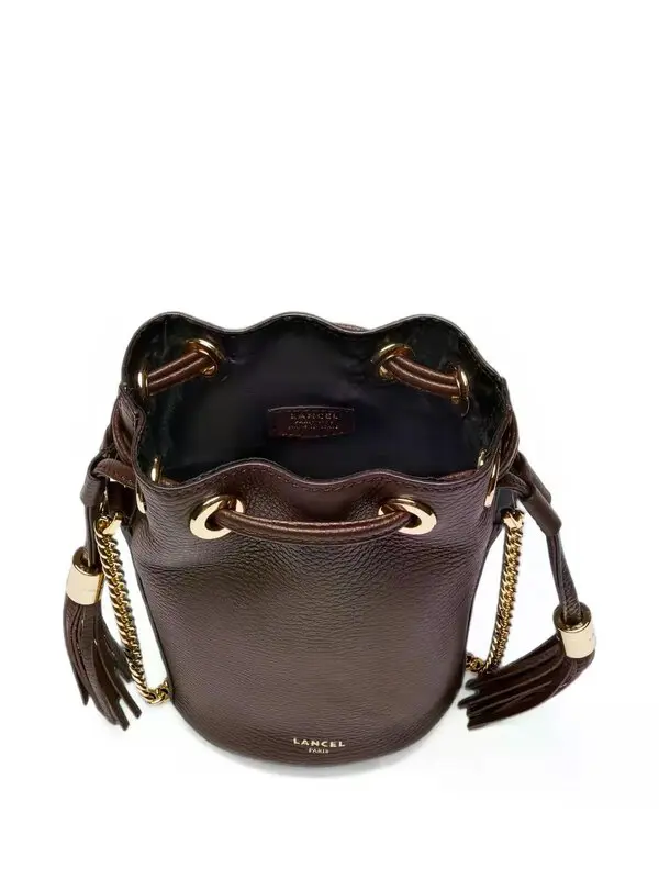 LANCEL Tassel-embellished Chain-link Bucket Bag
