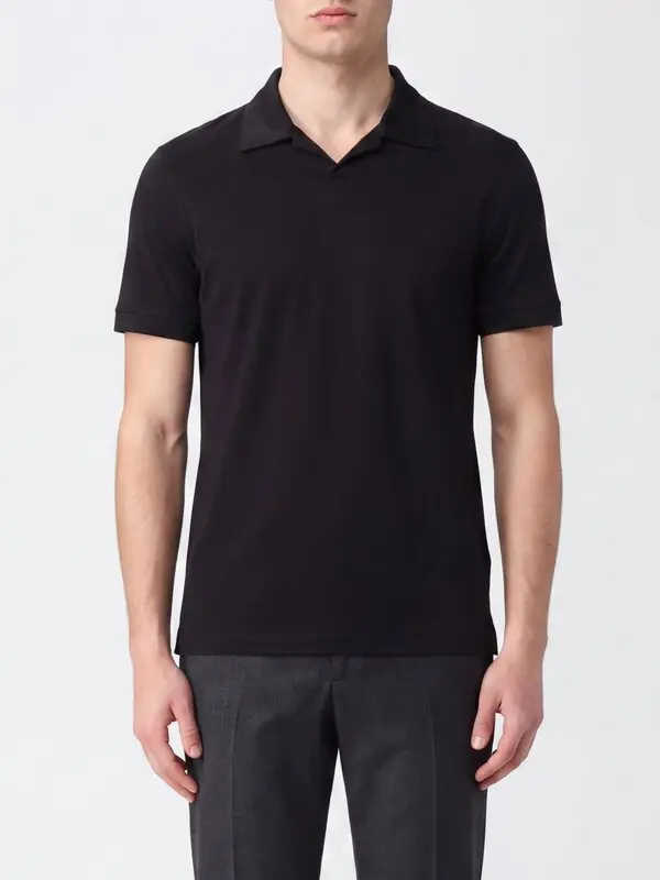 Giorgio Armani Viscose Polo Shirt