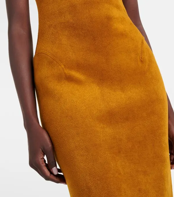 Alaïa Velvet Midi Dress