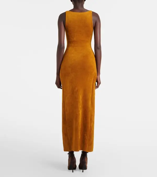 Alaïa Velvet Midi Dress